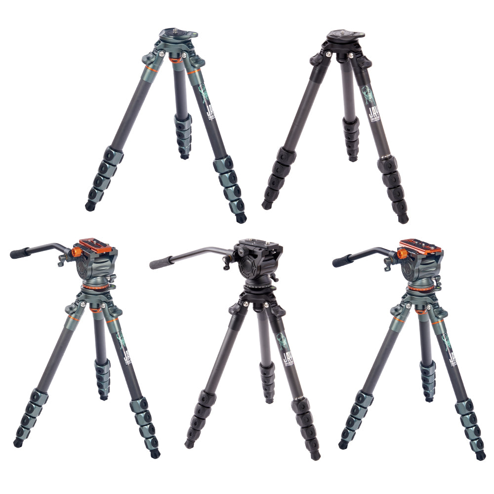 Jay Carbon Fibre Levelling Base Travel Tripod Ex Demo – 3 Legged Thing